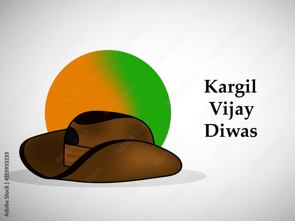Illustration of Kargil Vijay Diwas background. Kargil Vijay Diwas ...