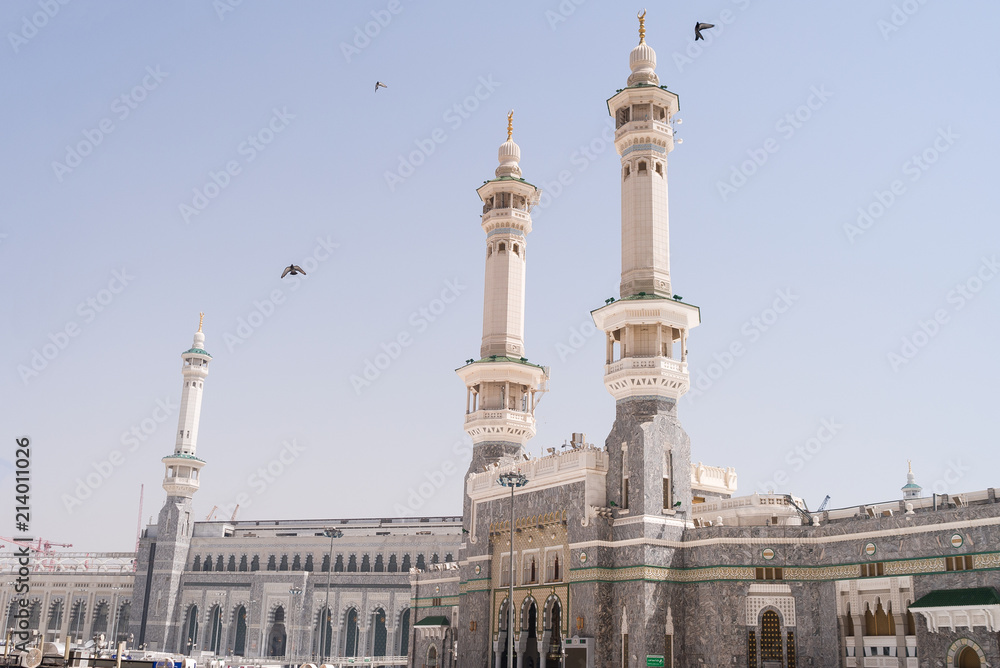 MECCA, SAUDI ARABIA - MAY 02 2018: View on Al Masjid Al Haram mosque in ...