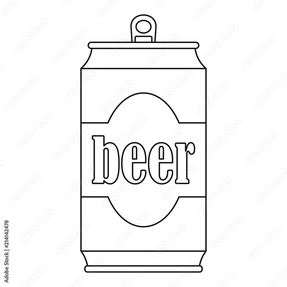 beer can vector art