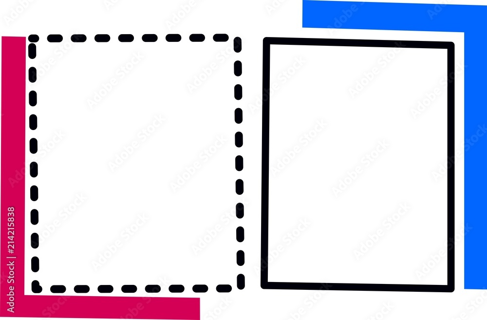 Colorful frame Square shapes and stripes Background images Pastel ...