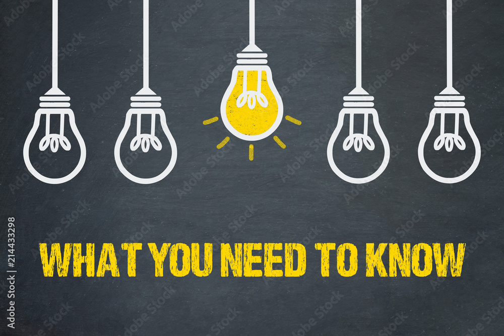 What you need to know Stock Illustration | Adobe Stock