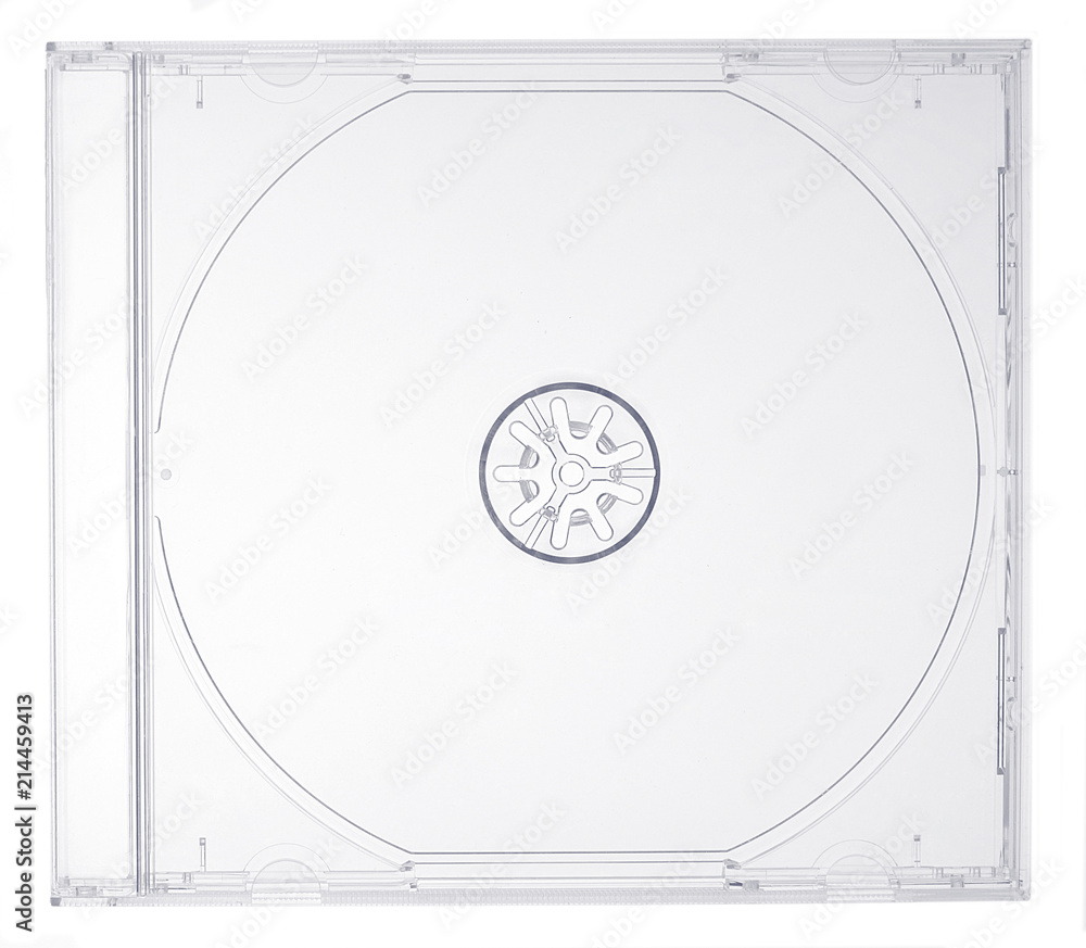 Cd case, isolated on White background Stock Photo | Adobe Stock