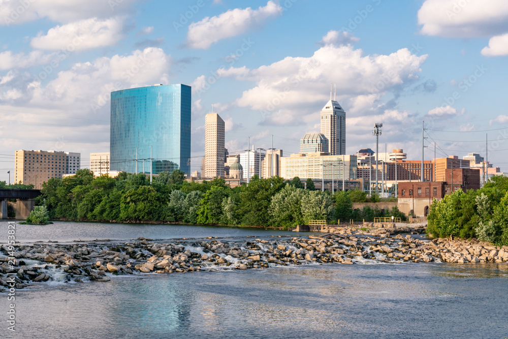 Indianapolis City Skyline Stock Photo | Adobe Stock