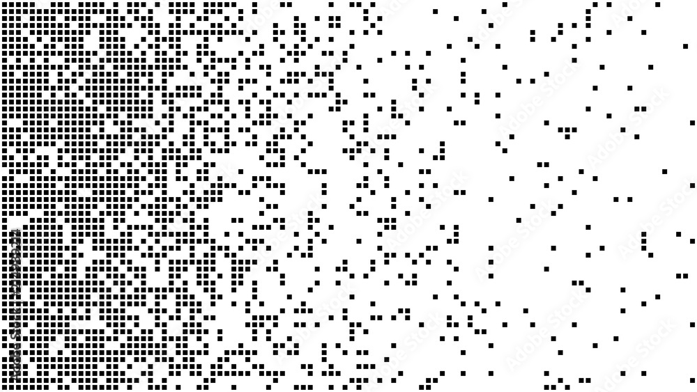 Abstract pixel gradient background. Falling pixels. Broken texture ...