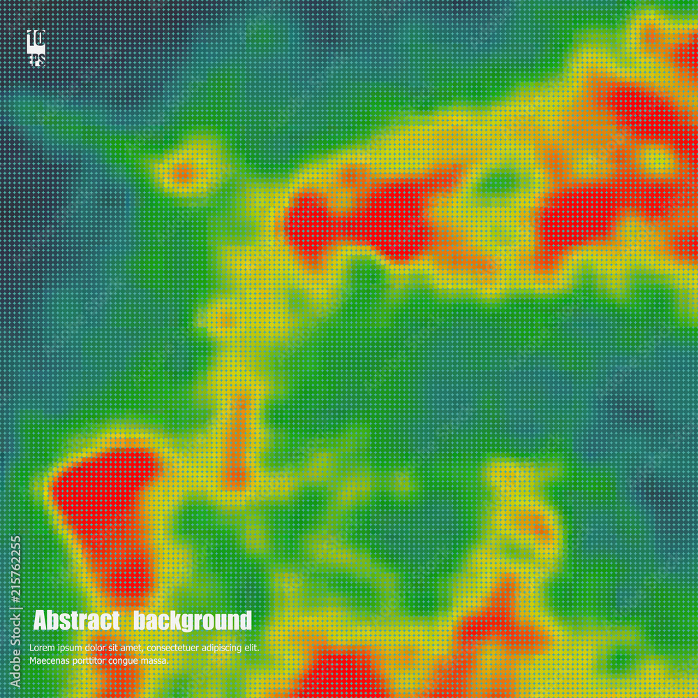 Colored heat map for temperature. Eps10 Vector illustration Stock ...