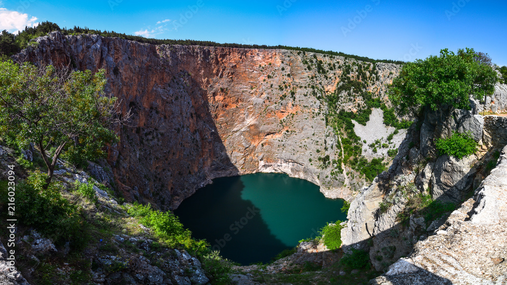 Red Lake (Croatian: Crveno jezero) is a collapse doline (collapse ...