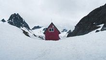 Winter Red Cabin Free Stock Photo - Public Domain Pictures