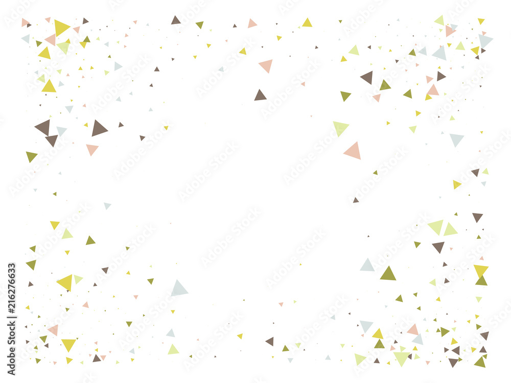 Blast Glass Shatter Memphis Vector Frame. Triangle Fragmentation ...