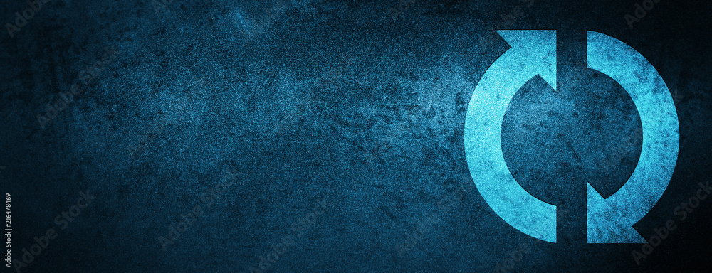 Update icon special blue banner background Stock Photo | Adobe Stock