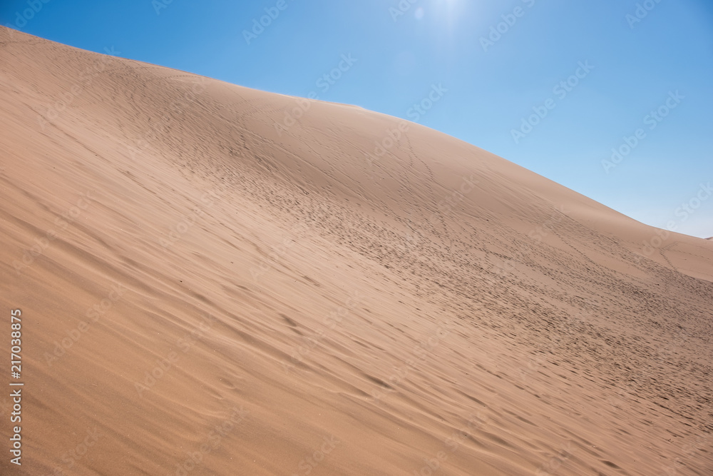 Dune 7 and Sand Dunes of Namibia near Swakopmund and Walvis Bay Stock ...