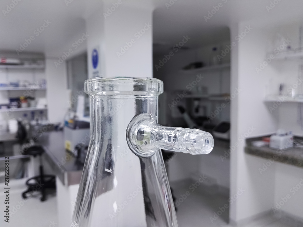 Buchner, vacuum, filter, suction, side-arm flask or Kitasato flask ...