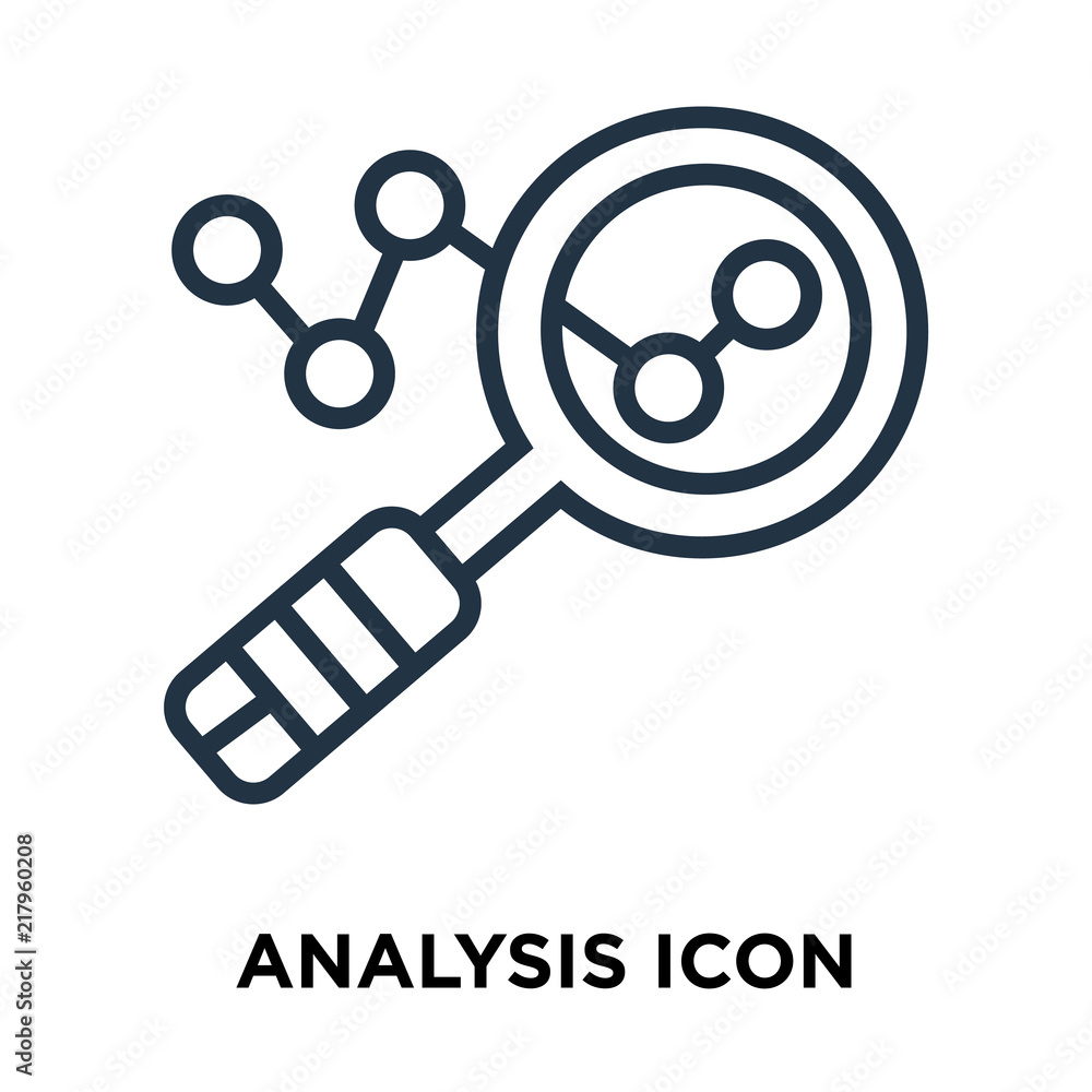 analysis icon white