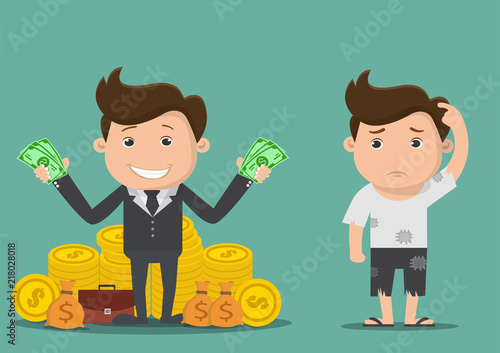 Cartoon Poor People
