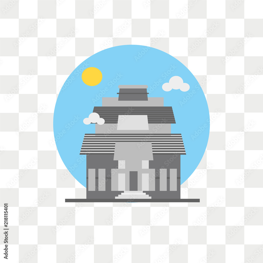 Konark sun temple vector icon isolated on transparent background ...