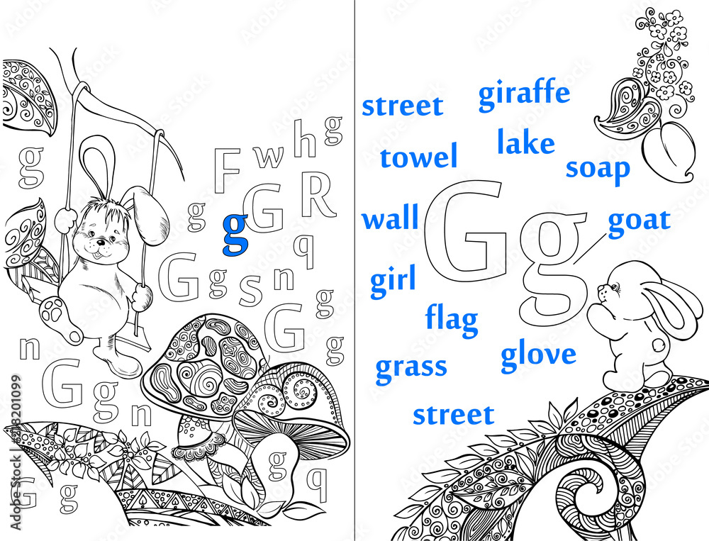 Letters. ABC. Learning to write letters. For children and their parents ...