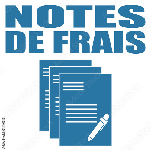 Vecteur Stock Logo notes de frais. | Adobe Stock
