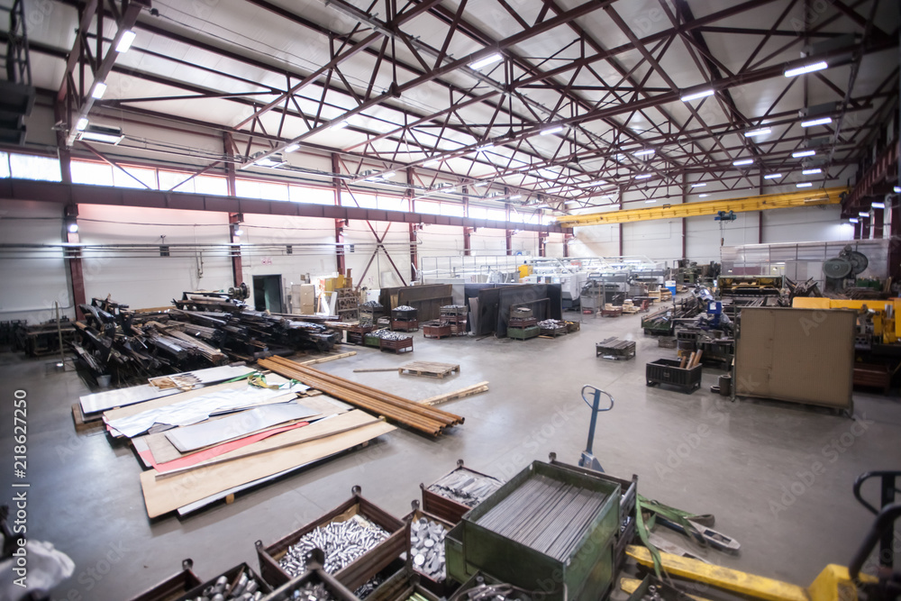 Metalworking plant. Production shop Stock Photo | Adobe Stock