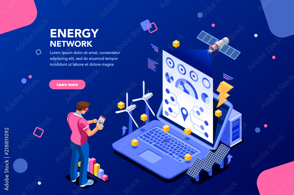 Augmented reality connection and accounting of energy station. Future ...