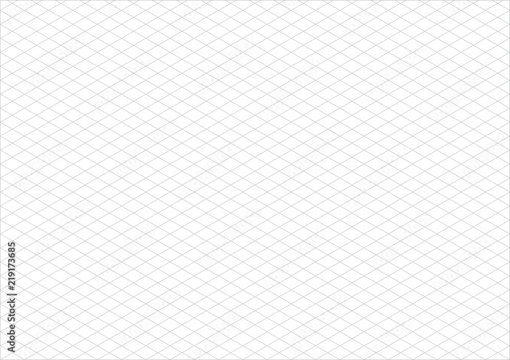 isometric grid paper a3 landscape vector Stock Vector | Adobe Stock