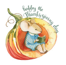 Thanksgiving Mouse Art Free Stock Photo - Public Domain Pictures