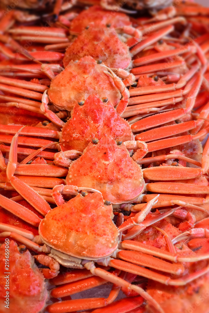 Foto de Stock fresh delicious Japanese snow crab at Kinosaki onsen ...