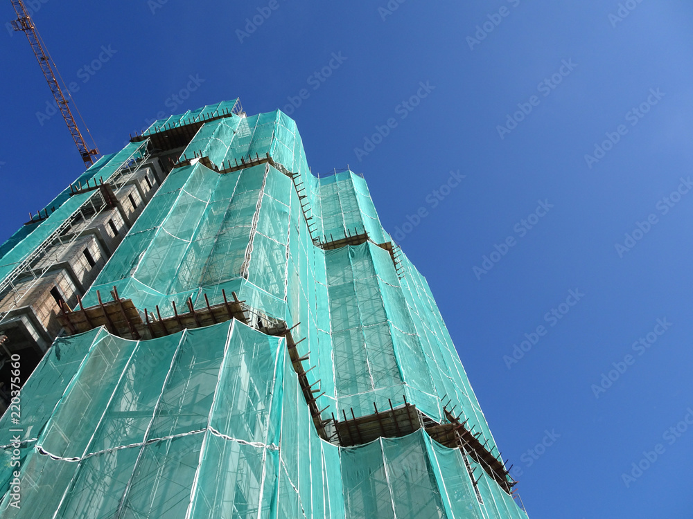 Catch platform or other construction projection from the face of a ...