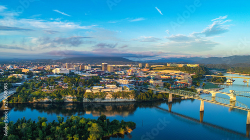 Downtown Chattanooga, Tennessee TN Skyline Stock Photo | Adobe Stock