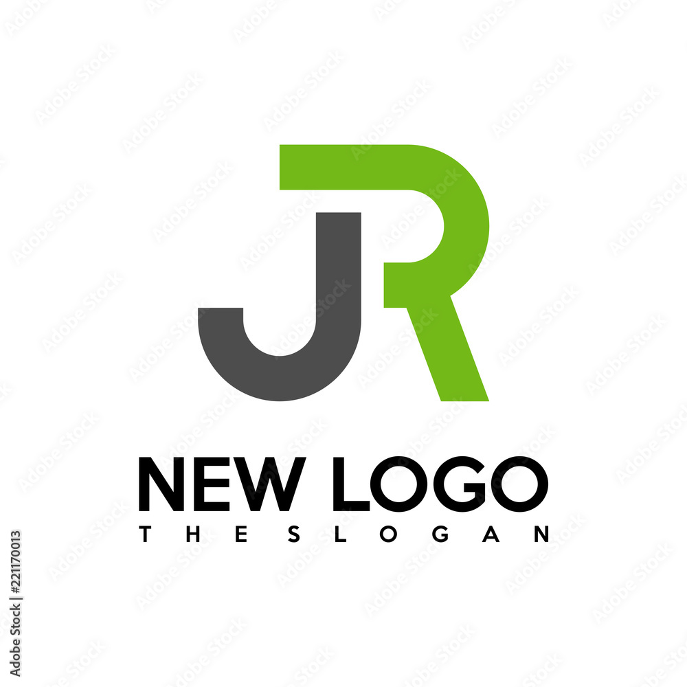 Initial JR logo vector Stock Vector | Adobe Stock