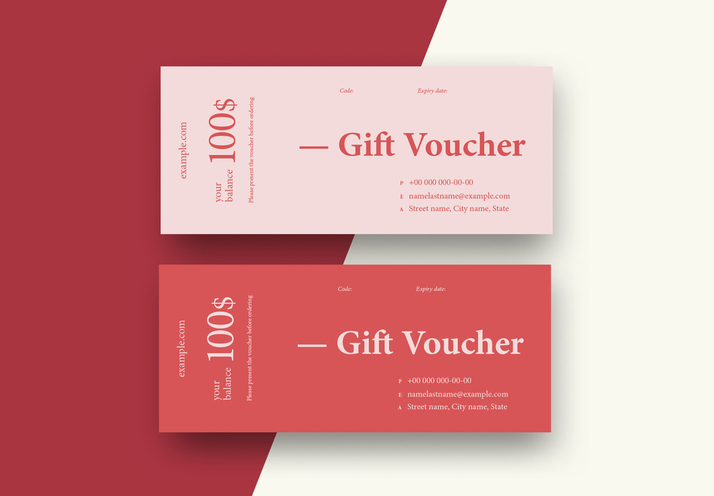 Voucher Design Ideas