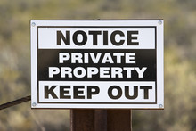 Private Keep Out Sign Free Stock Photo - Public Domain Pictures