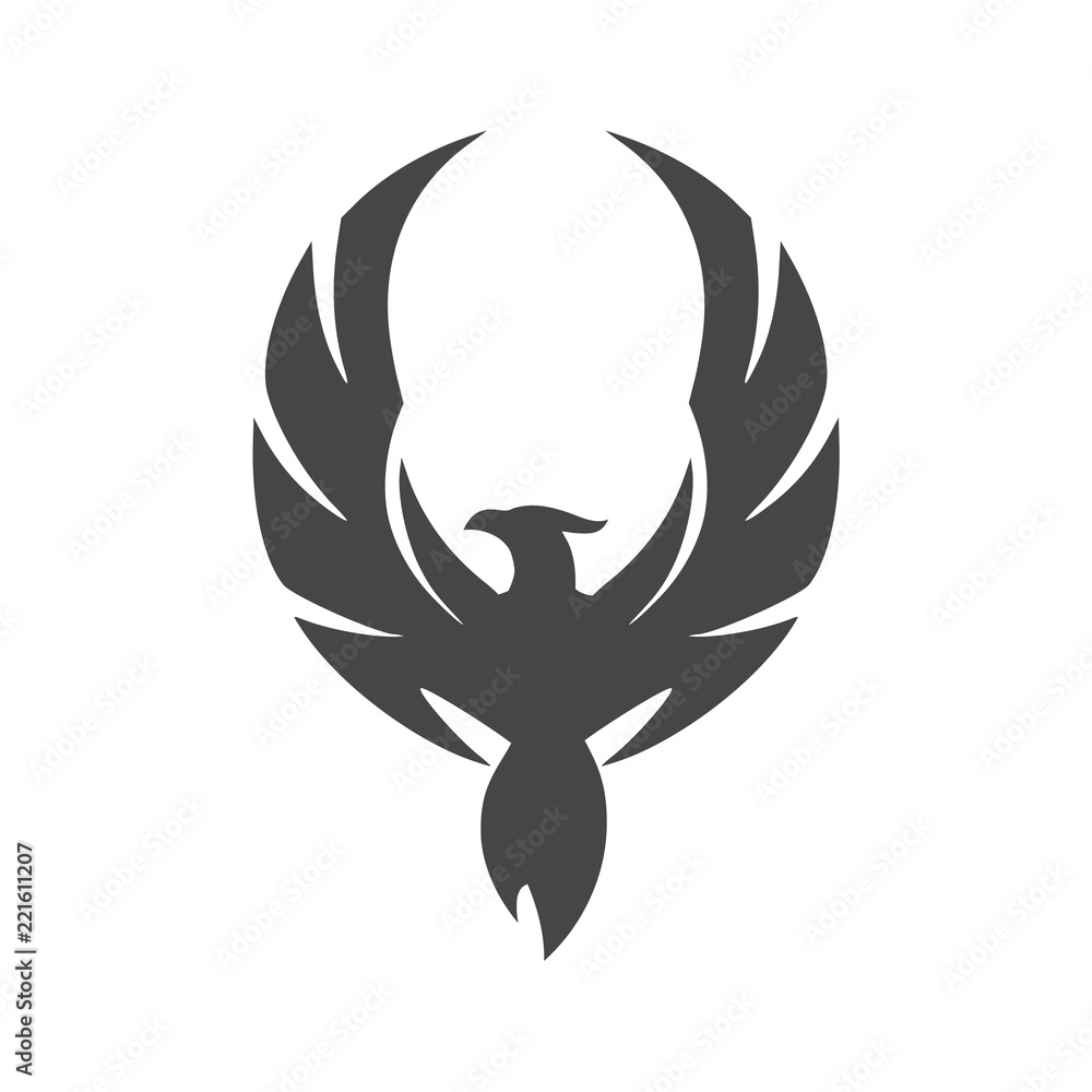 Phoenix logo, Phoenix icon Stock Illustration | Adobe Stock
