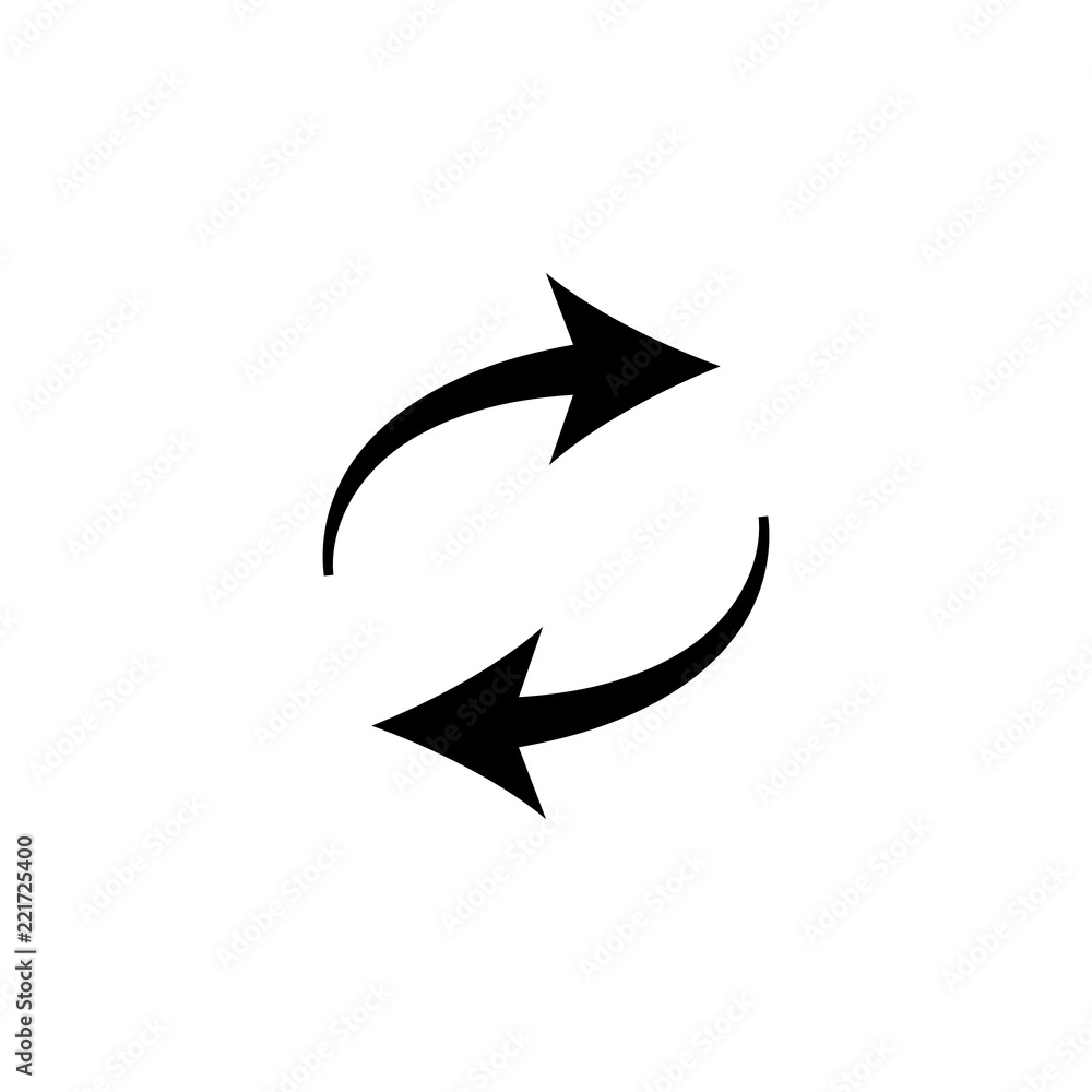 arrow updates icon. Element of simple icon. Premium quality graphic ...