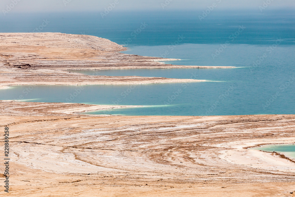 Beautiful view of the Dead Sea . Stock Photo | Adobe Stock