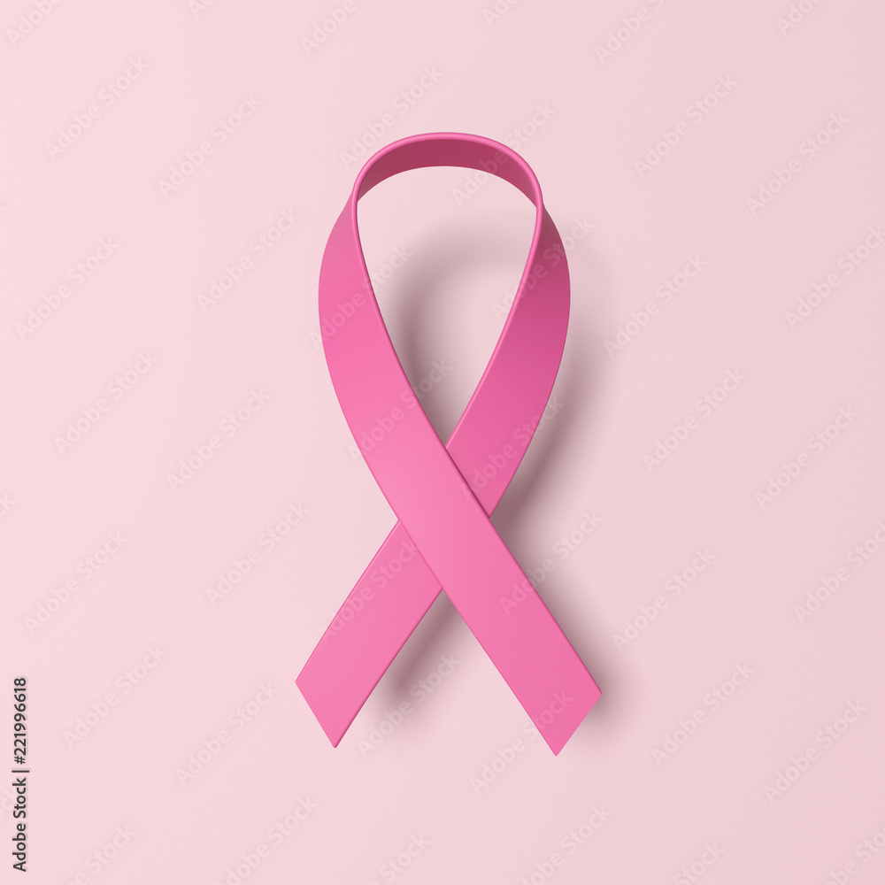 Ruban rose symbole de la lutte contre le cancer du sein Stock ...