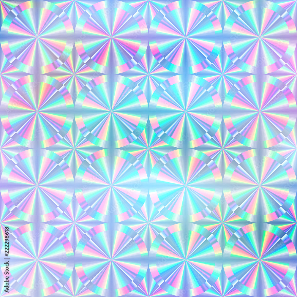 Ilustração Holographic paper. Hologram sticker texture. Multicolor ...
