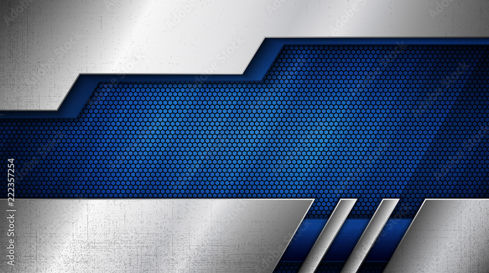 Stainless steel metal panel with grunge overlay metallic texture Stock ...