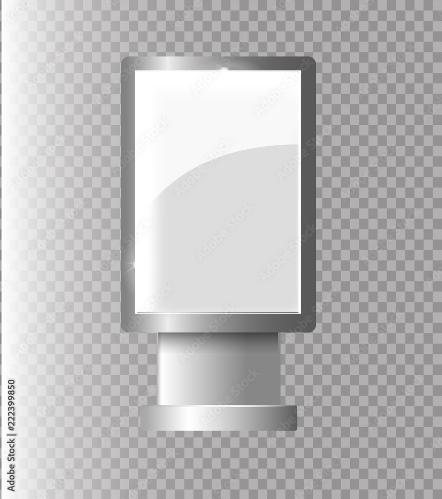 Image vectorielle Stock exterior and interior signage curve concept ...