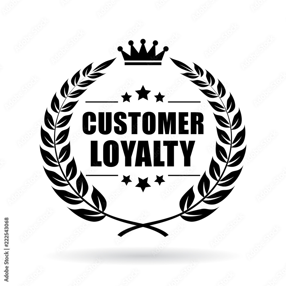 Customer loyalty vector icon Stock Vector | Adobe Stock