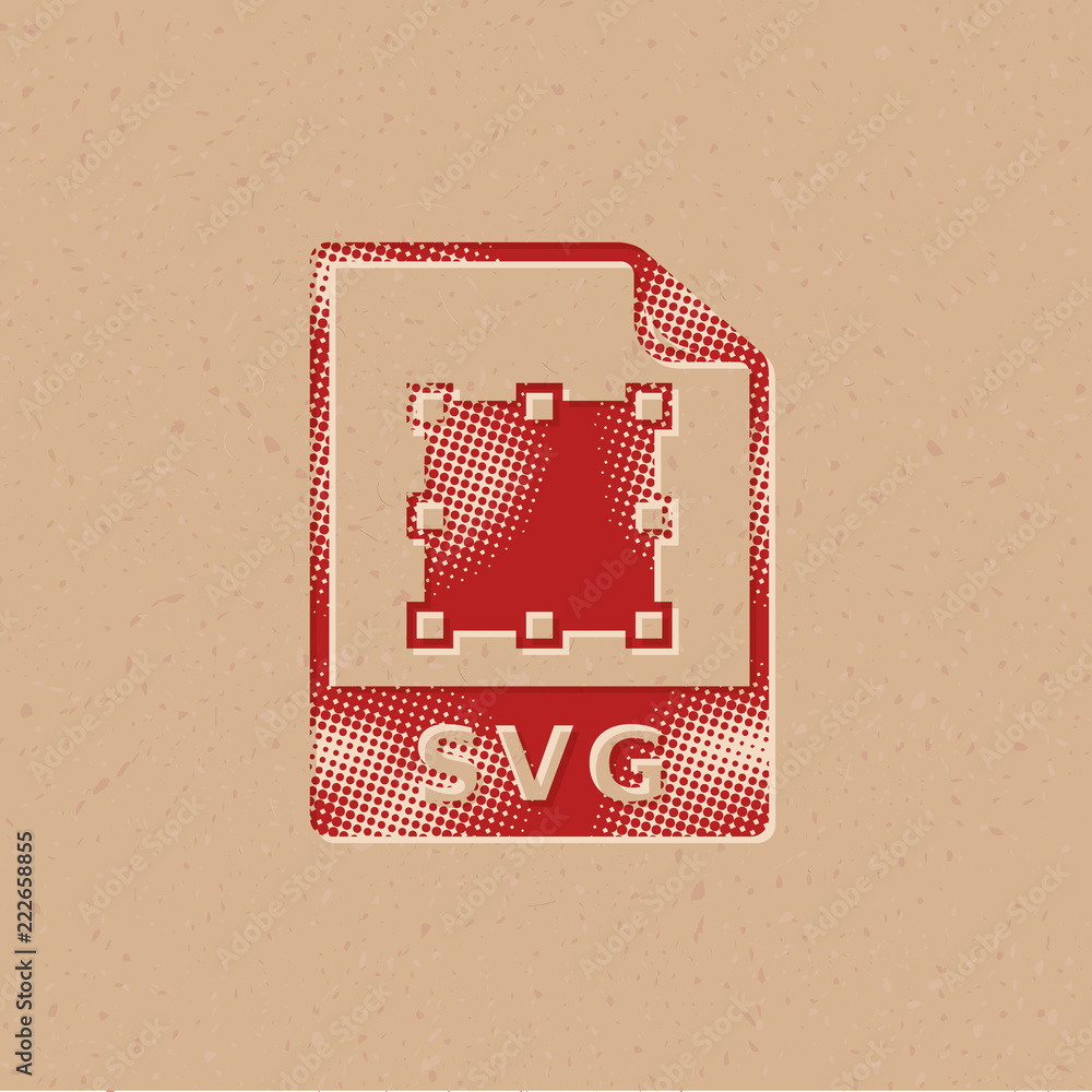 Halftone Icon - SVG file Stock Vector | Adobe Stock