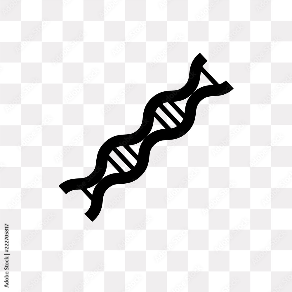 dna icon on transparent background. Modern icons vector illustration ...