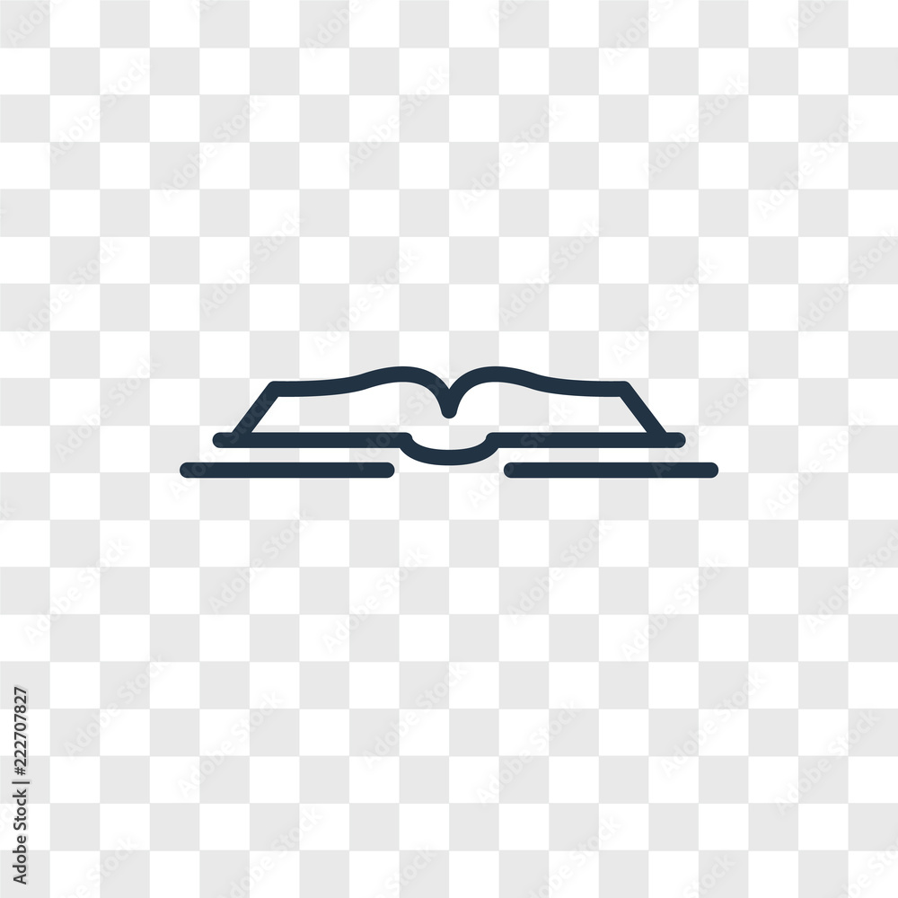Open Book Icon Transparent Open Book Education Logo Vector Images