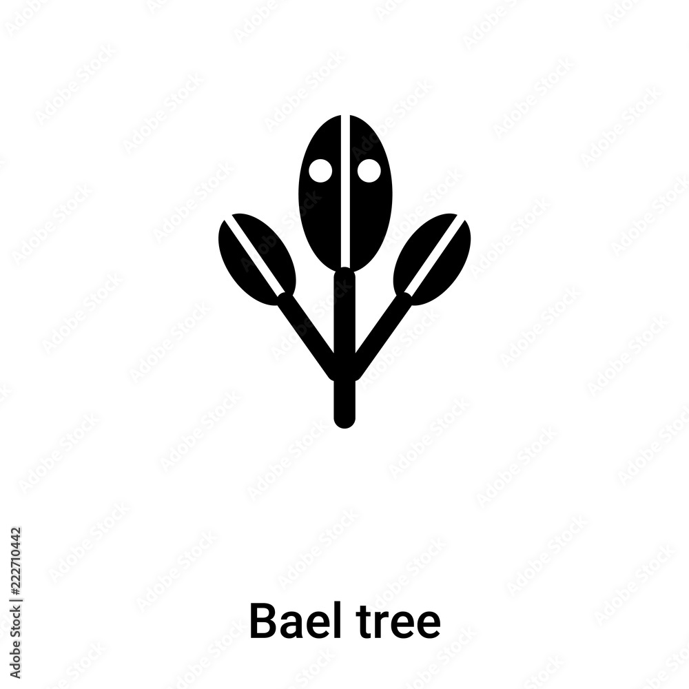 Bael tree icon vector isolated on white background, logo concept of ...