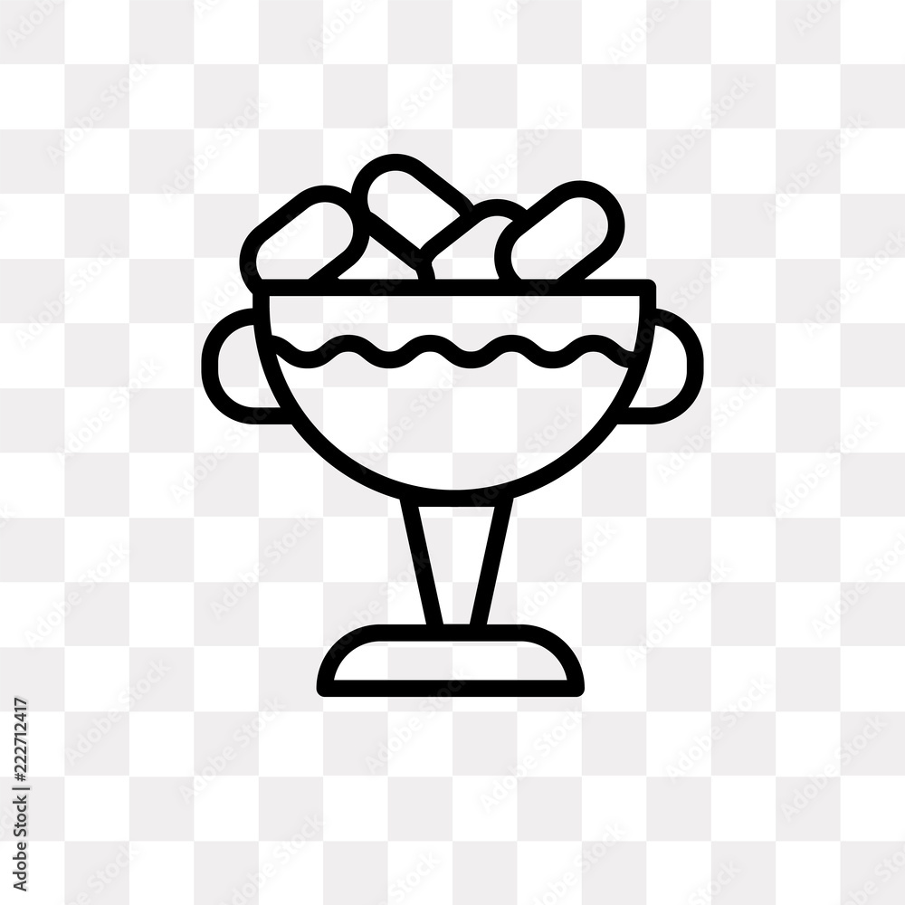 salat icon on transparent background. Modern icons vector illustration ...