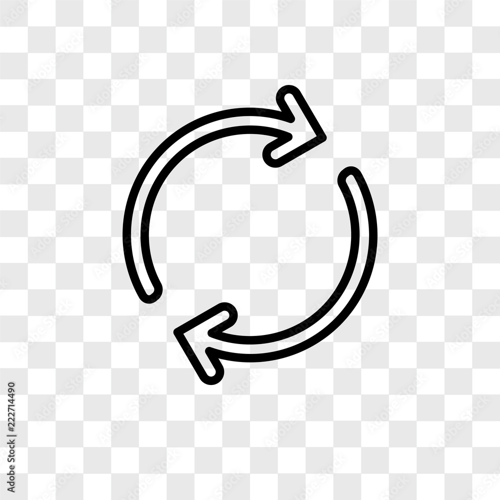 continuous icons isolated on transparent background. Modern and ...