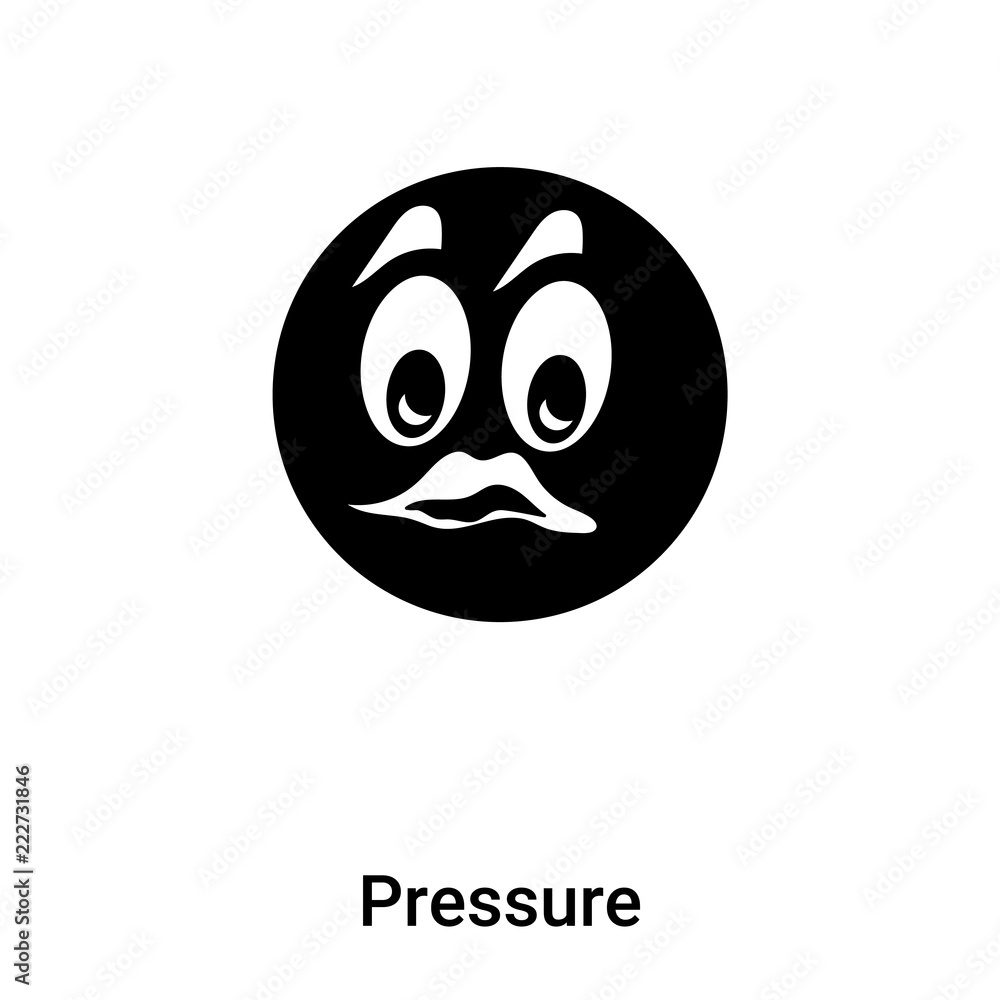 Pressure icon vector isolated on white background, logo concept of ...
