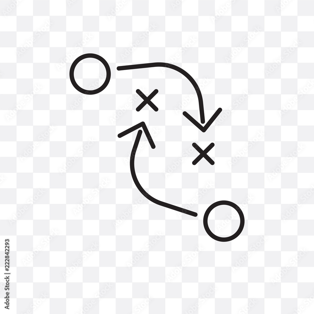 strategy icon isolated on transparent background. Simple and editable ...