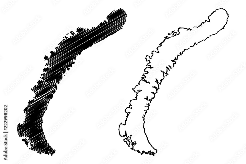 Novaya Zemlya (archipelago of Russia, Severny Island and Yuzhny Island ...