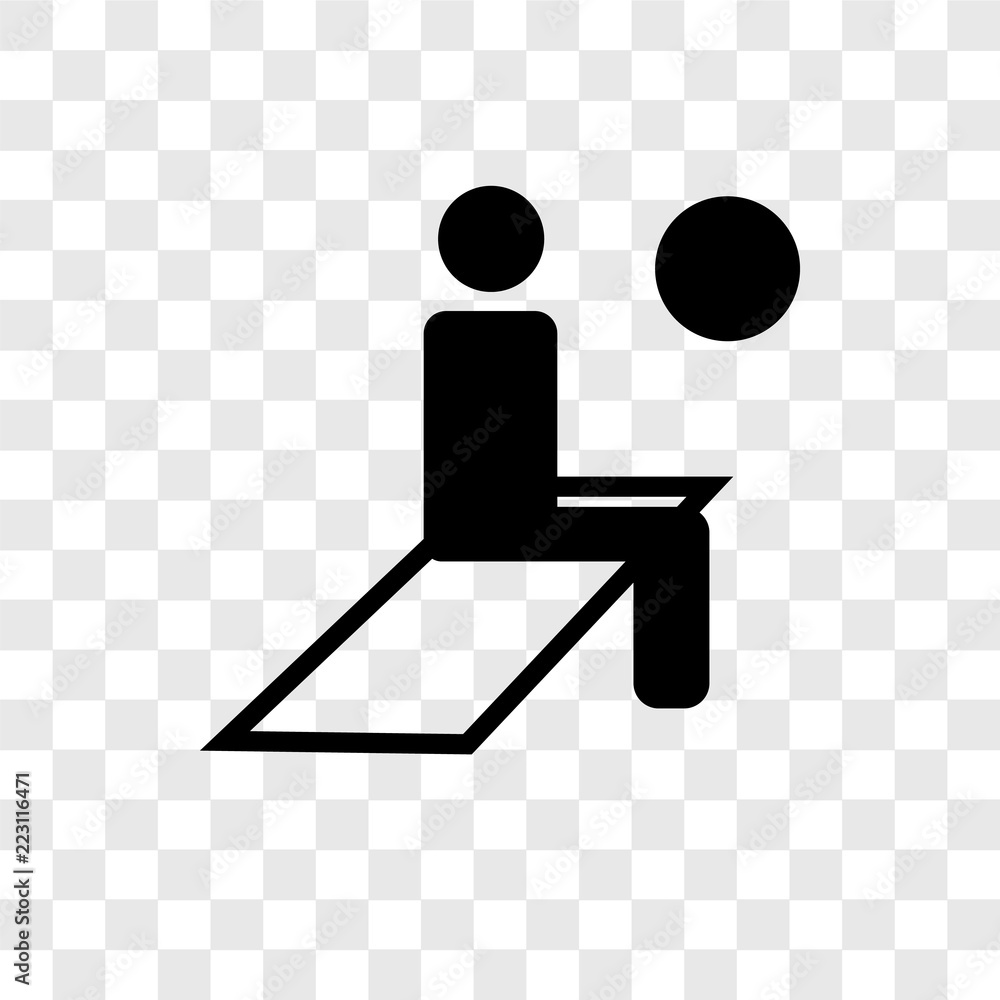 Waiting room vector icon isolated on transparent background, Waiting ...