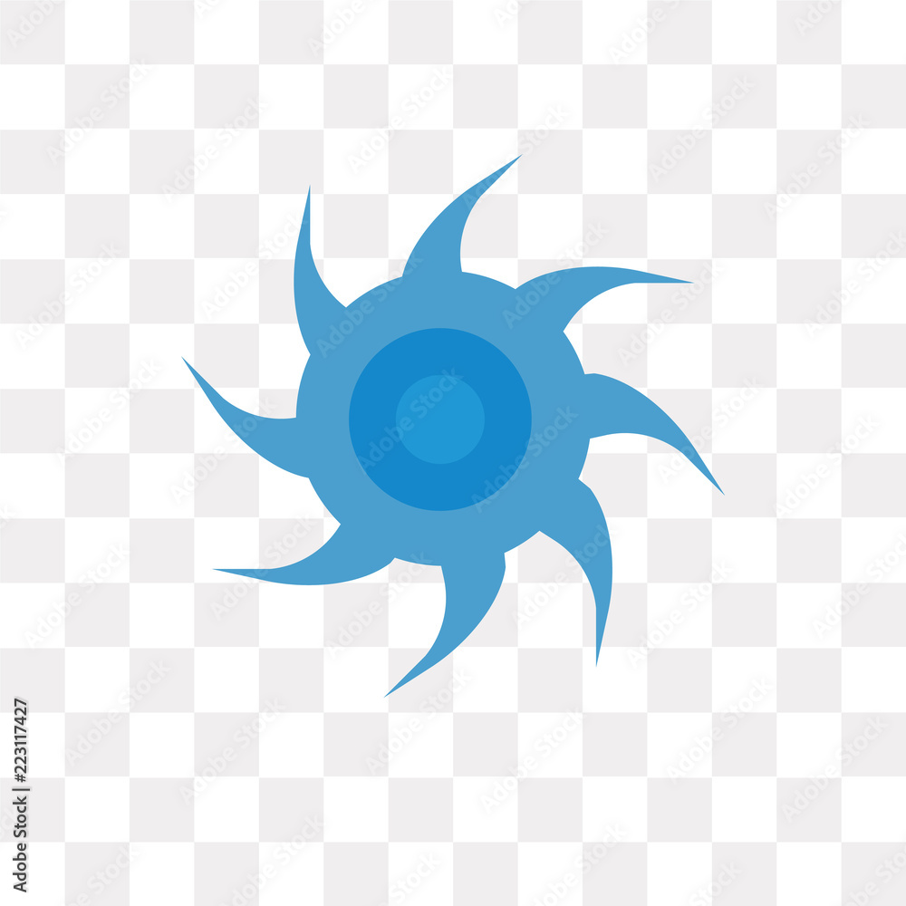 cyclone icon on transparent background. Modern icons vector ...