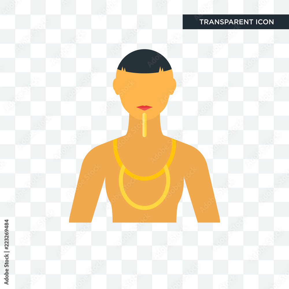 Amazonian vector icon isolated on transparent background, Amazonian ...